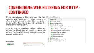 FortiGate Firewall How-To: WEB Filtering | PDF