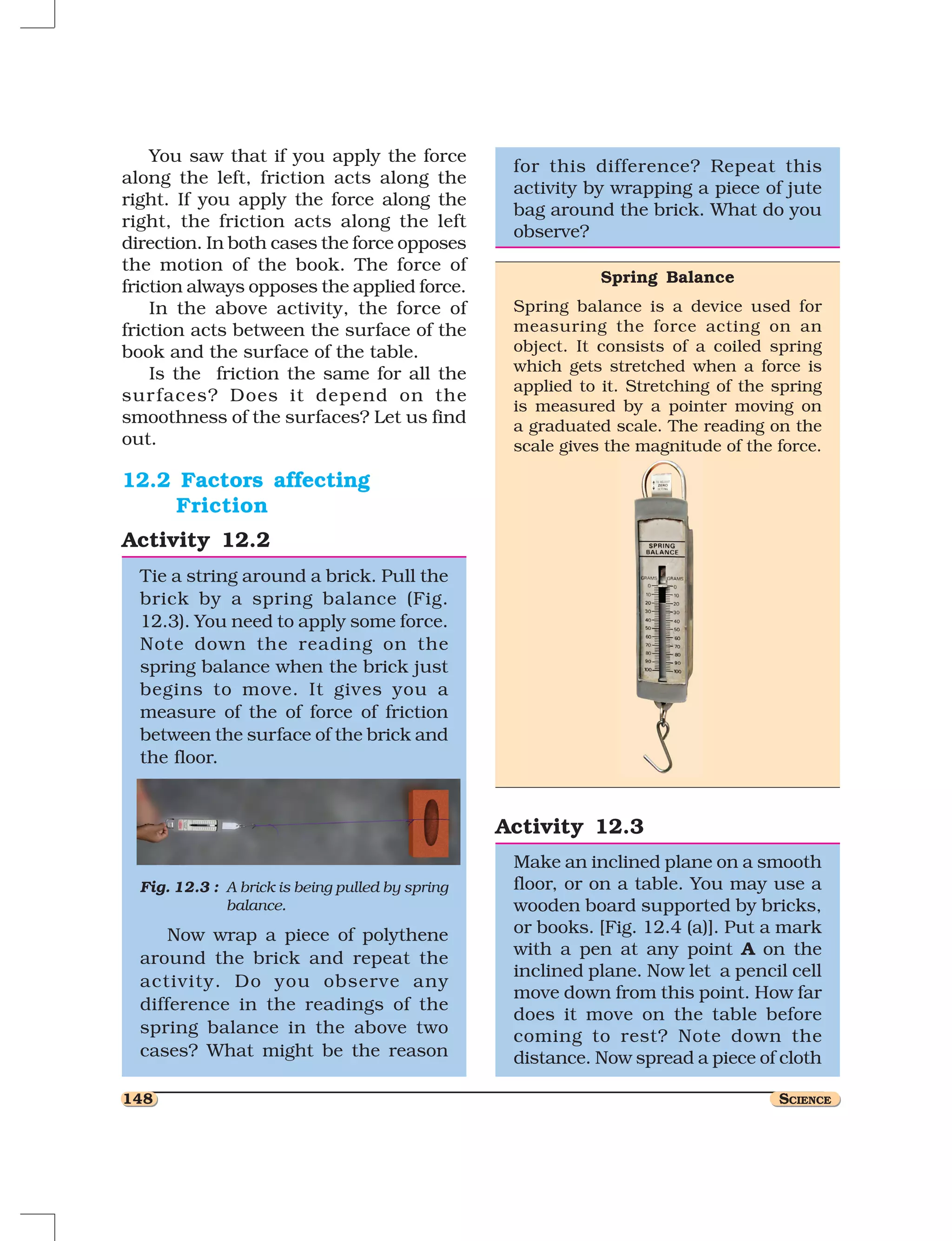 8 friction | PDF | Physics | Science