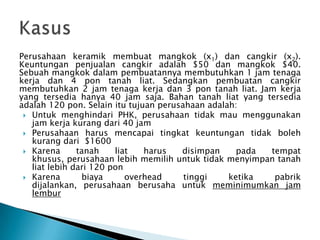 8. goal programming (program tujuan) | PPTX