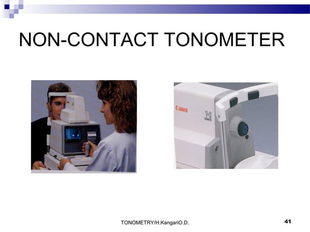 Goldman applanation tonometry | PPT