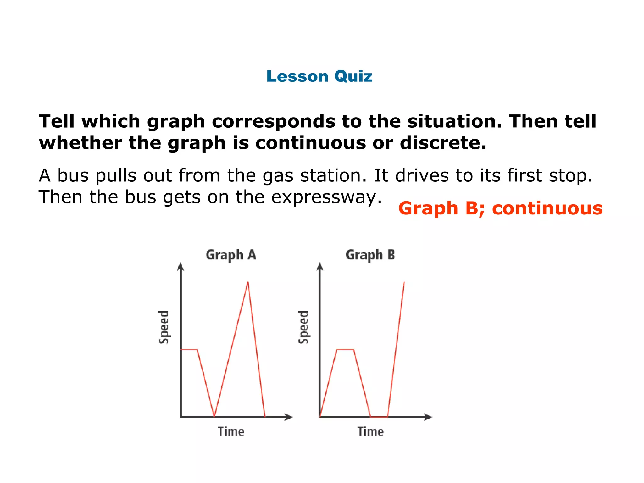 8 - graphs discrete & continuous domains | PPT | Hotel Properties ...