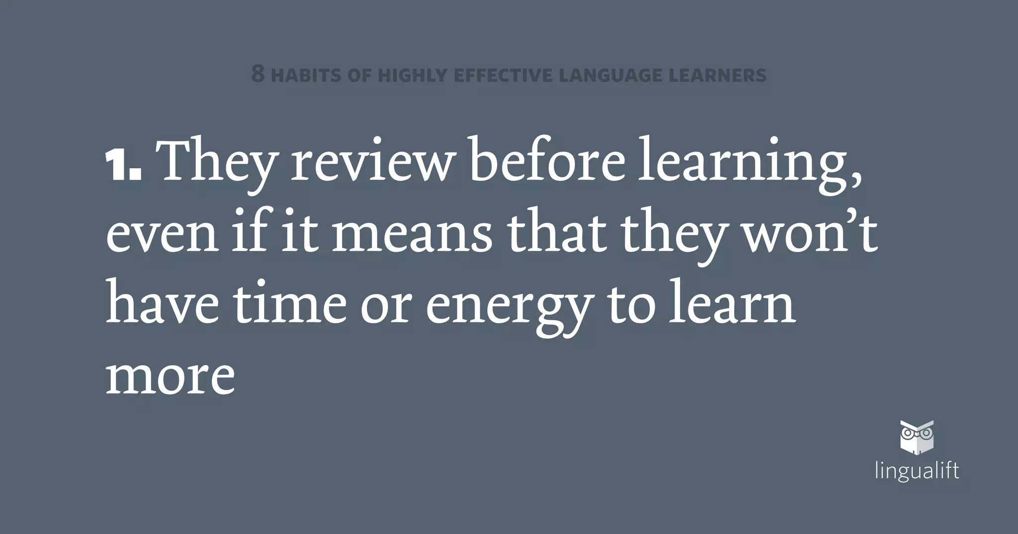 8 habits of highly effective language learners | PDF