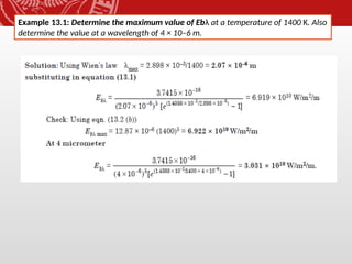 Heat Transfer-Thermal Radiation-Formulas | PPT