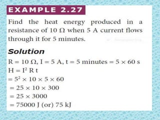 HEATING EFFECT OF CURRENT | PPTX