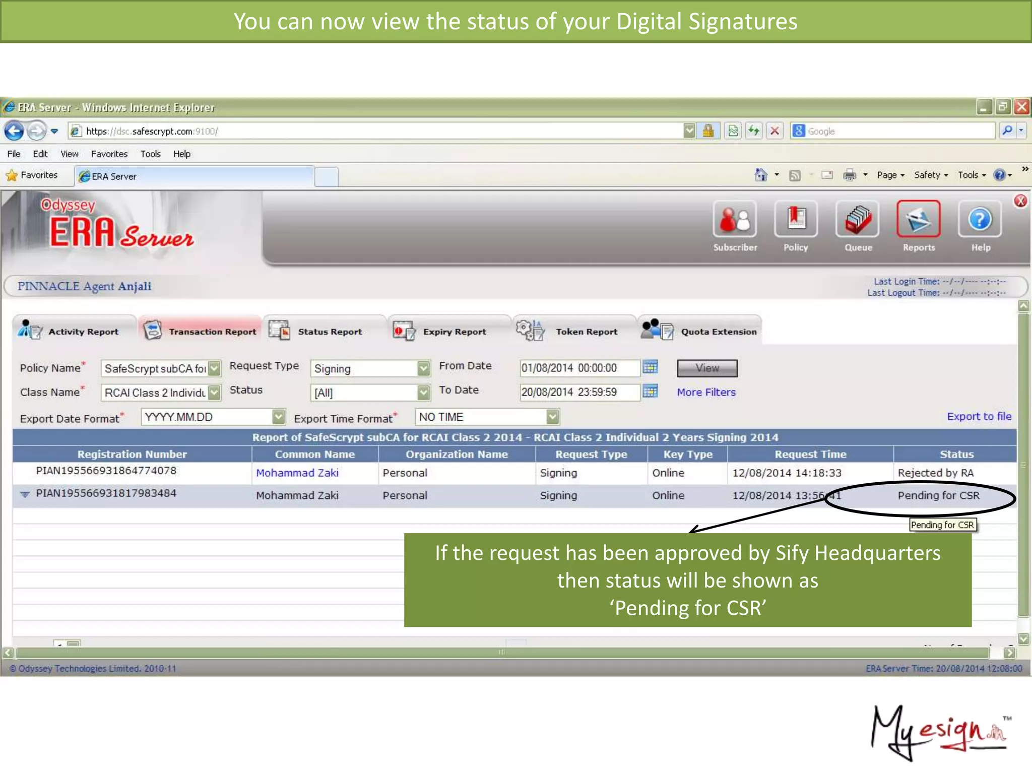 8 How to check status of-digital signature | PPTX