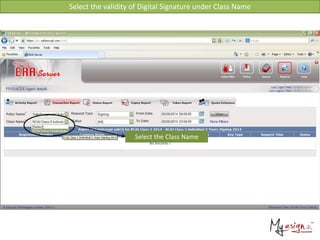 8 How to check status of-digital signature | PPT