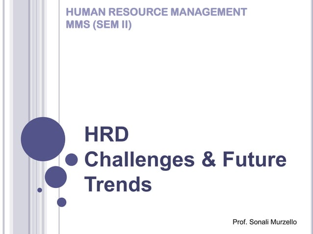 8 hrd challenges | PPTX | Human Resources | Business