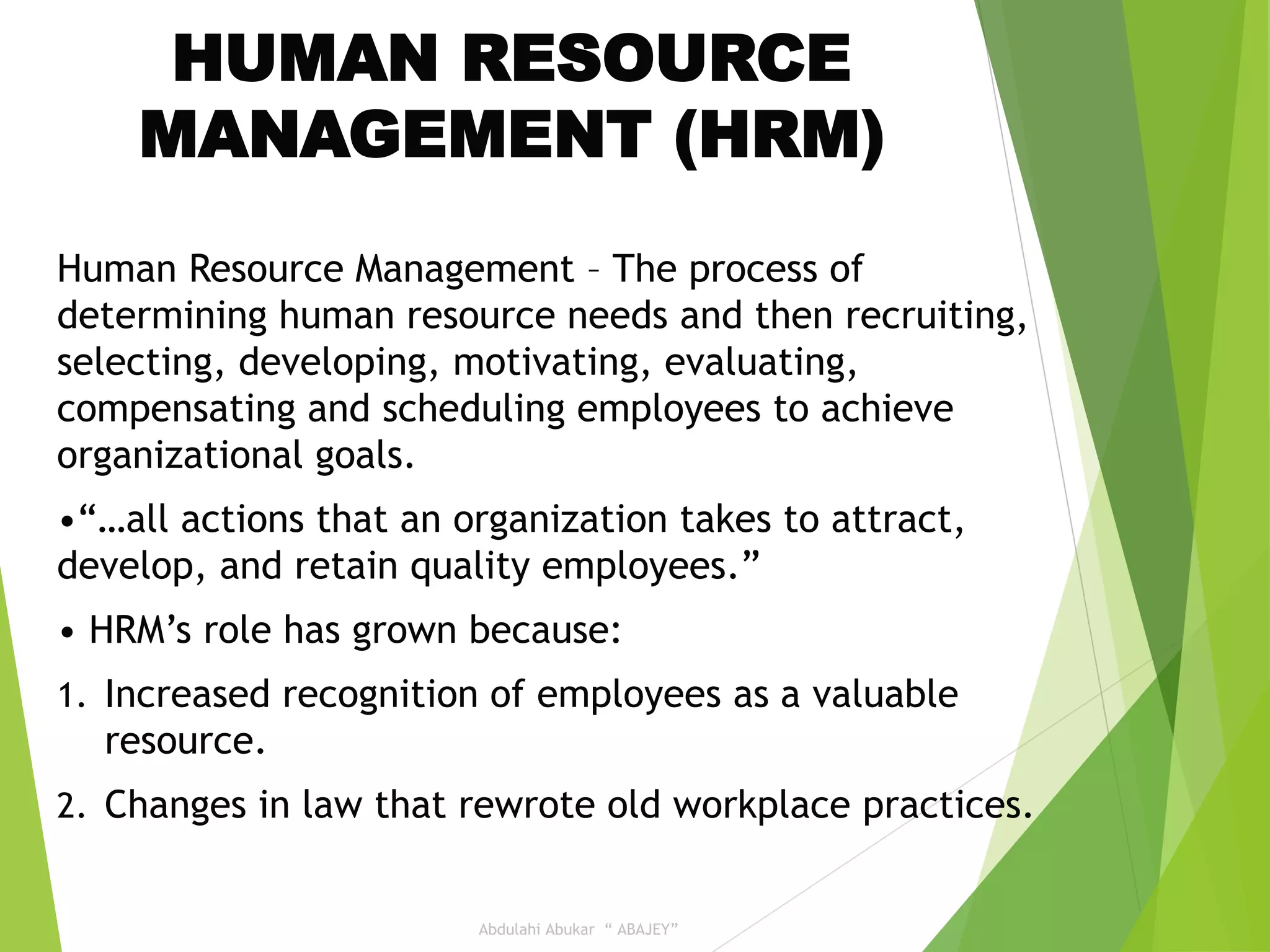 8 human resource management.. | PPTX