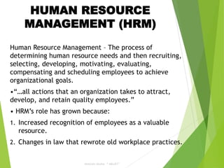 8 human resource management.. | PPTX | Human Resources | Business