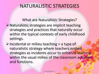 identifying effective teaching strategies | PPTX