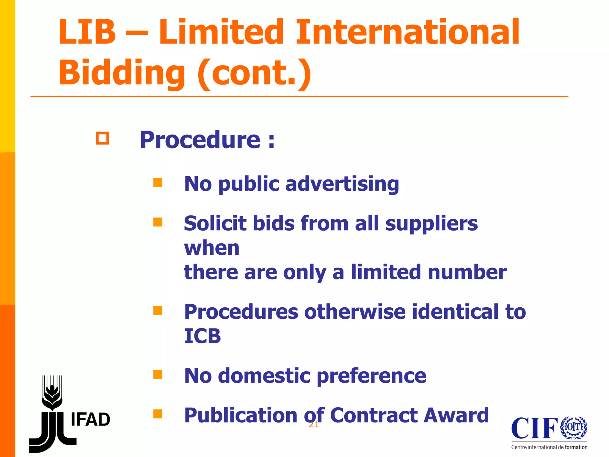 IFAD procurement guidelines | PPT