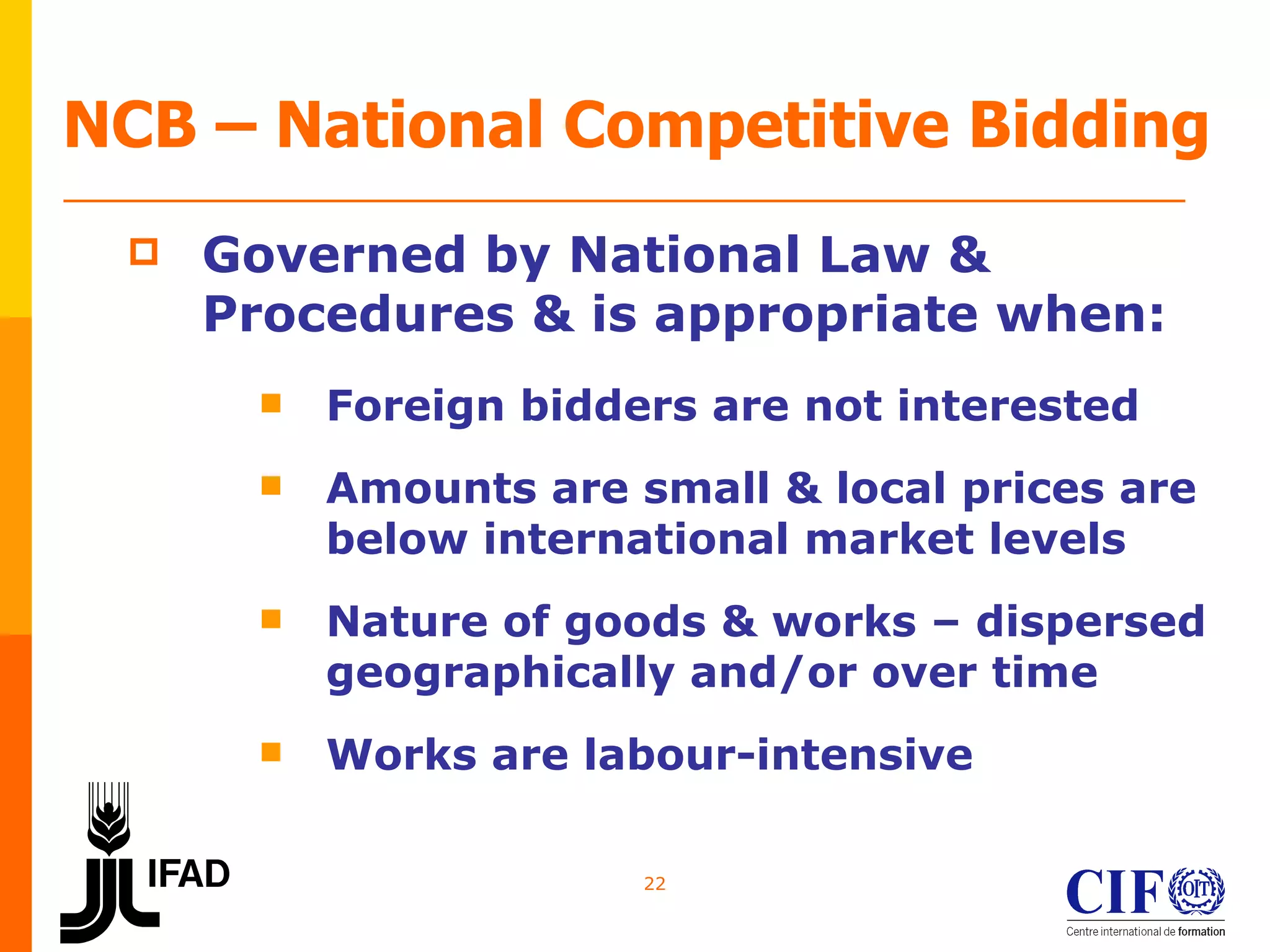 IFAD procurement guidelines | PPT