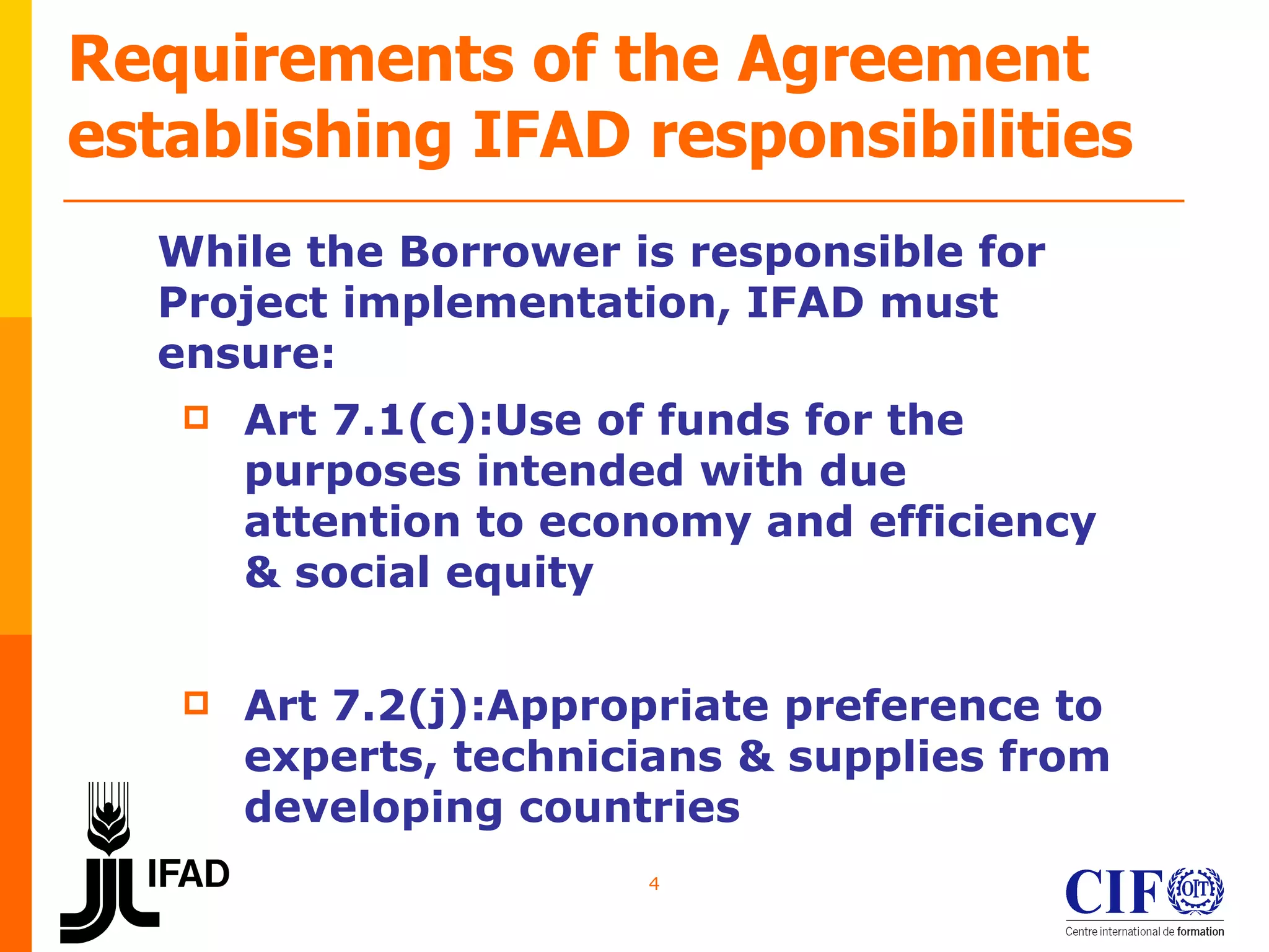 IFAD procurement guidelines | PPT
