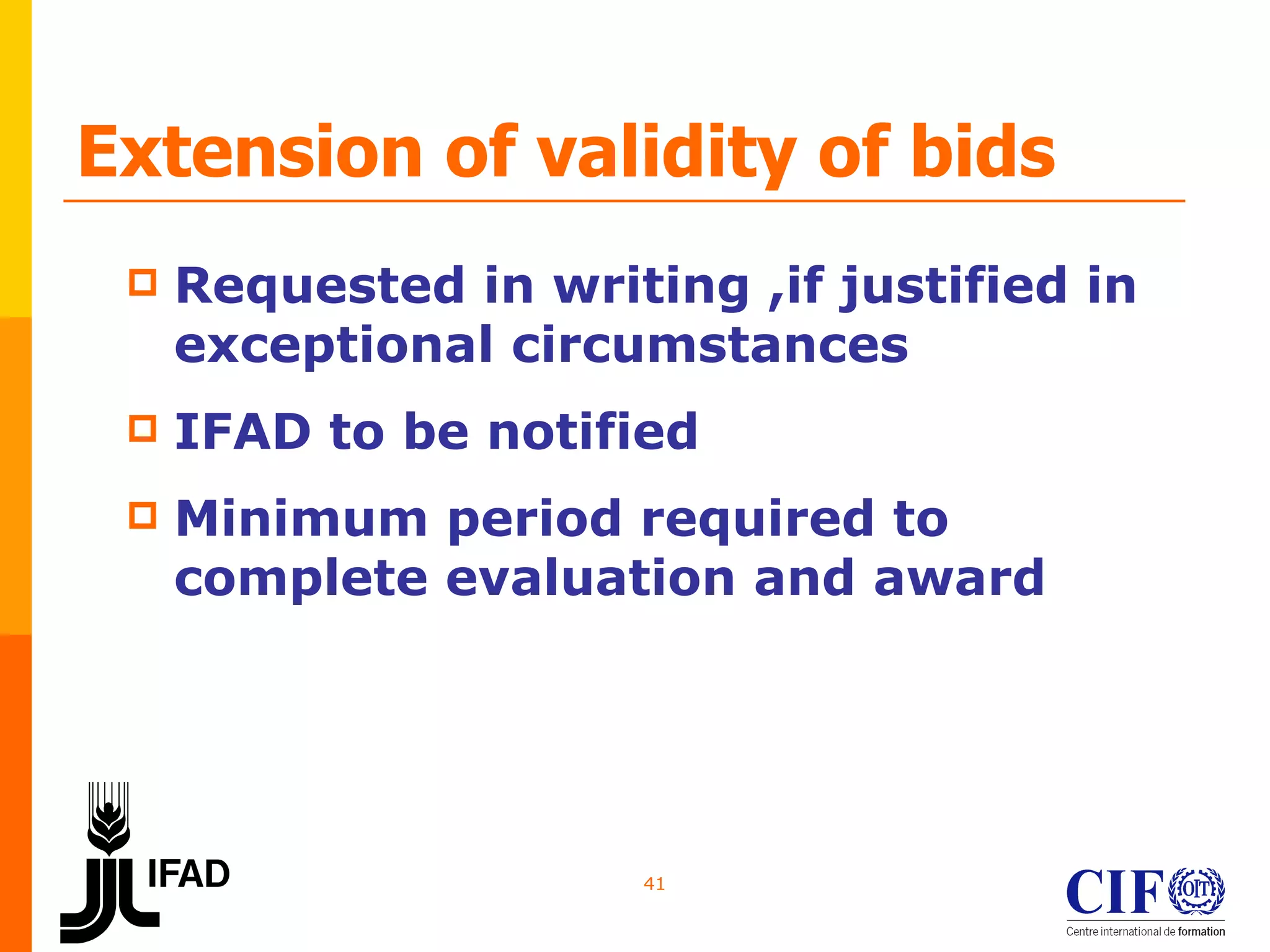 IFAD procurement guidelines | PPT