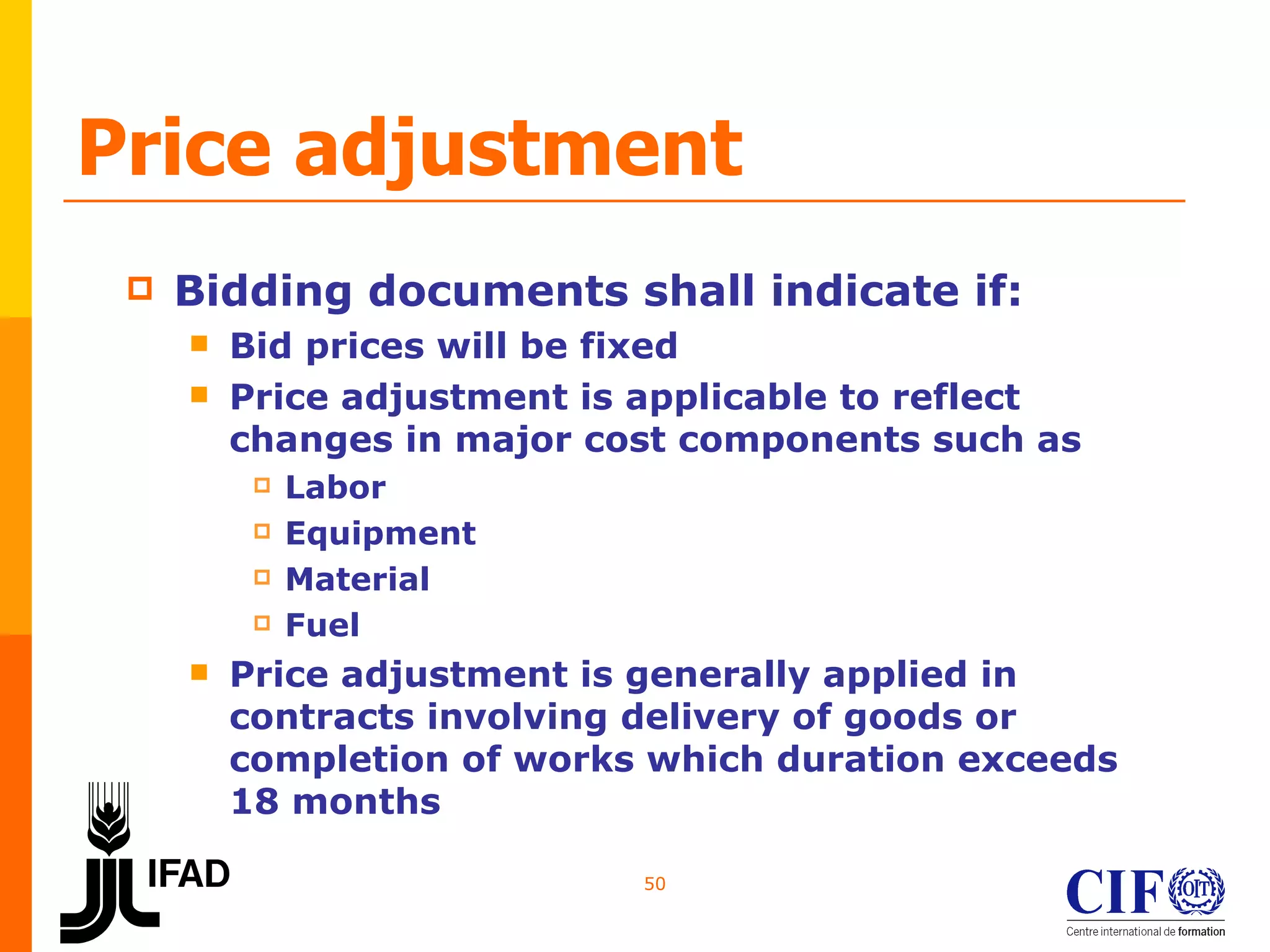 IFAD procurement guidelines | PPT