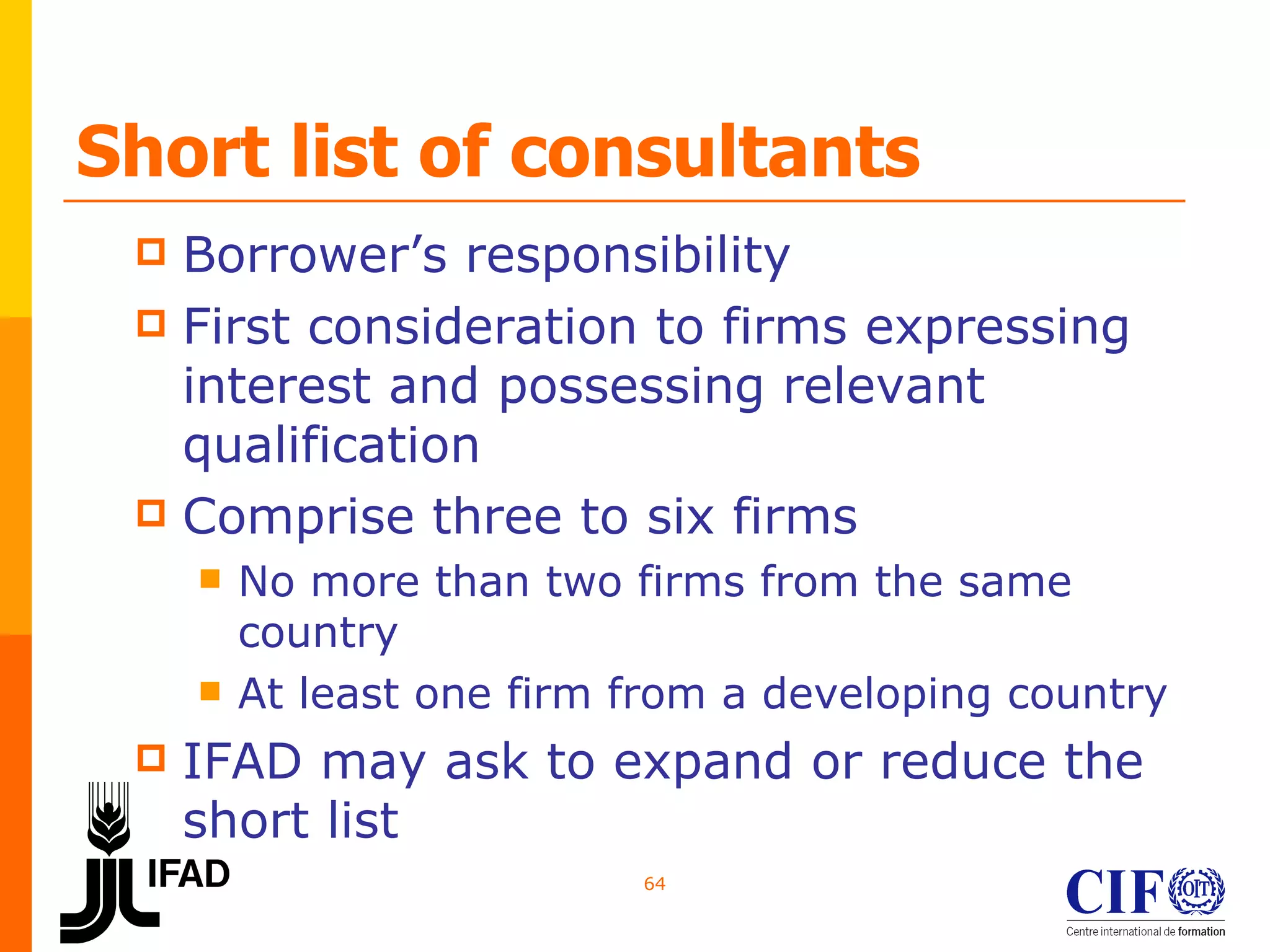 IFAD procurement guidelines | PPT