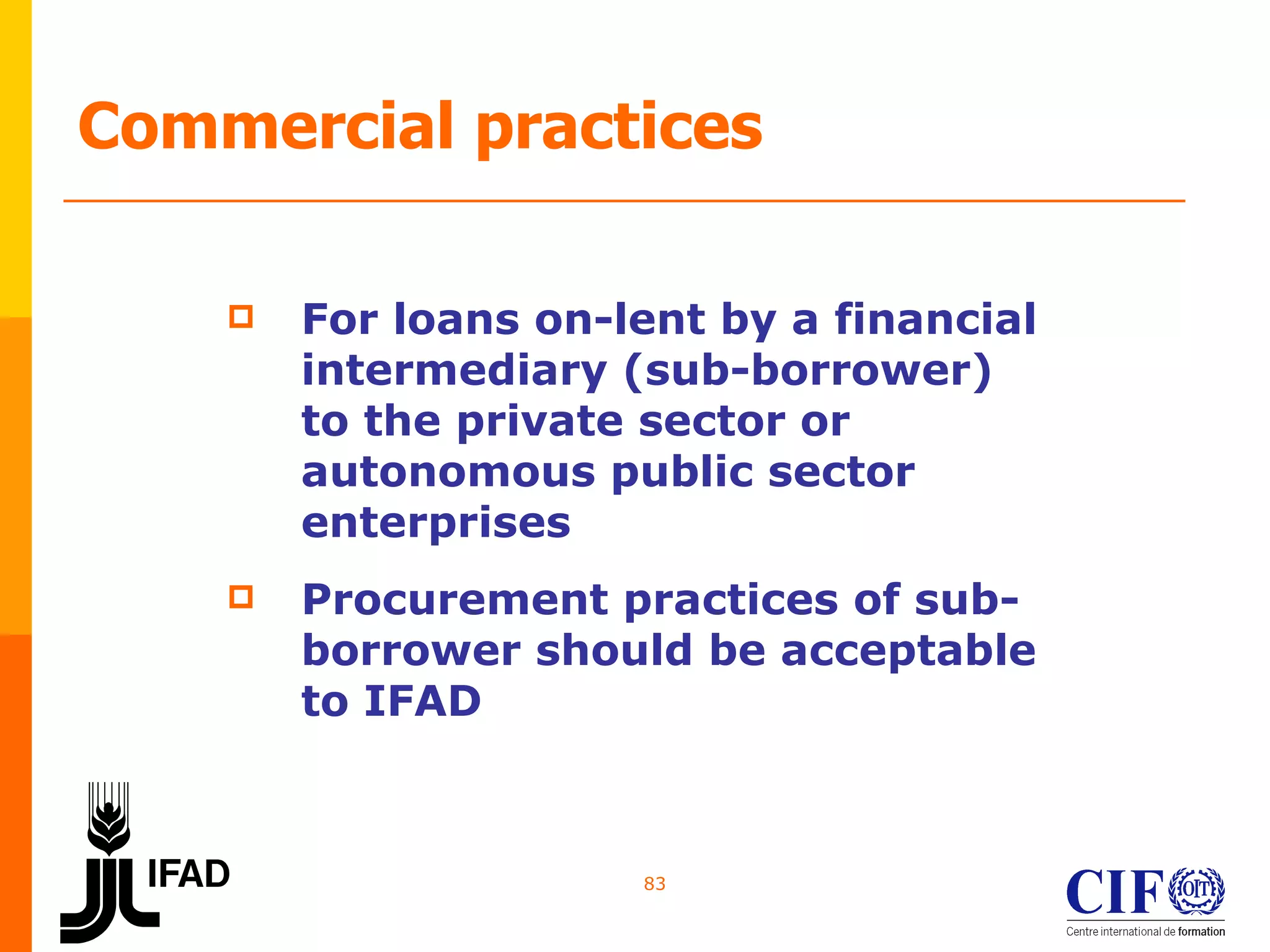 IFAD procurement guidelines | PPT
