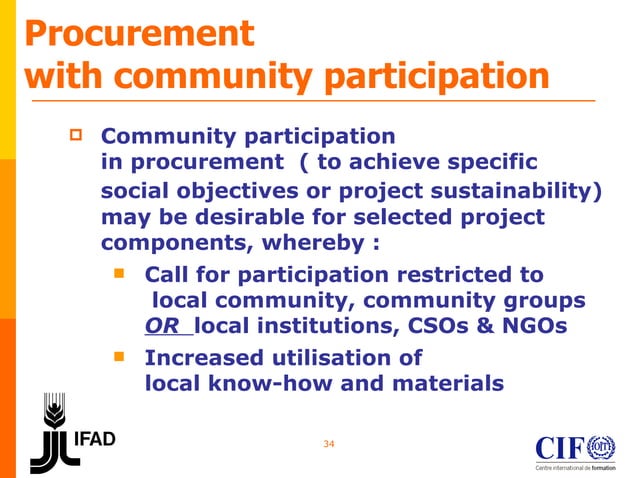 IFAD procurement guidelines | PPT | Business Accounting & Finance ...