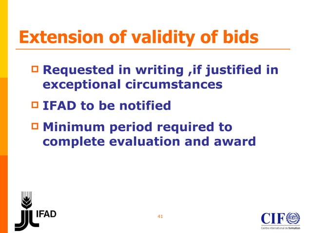 IFAD procurement guidelines | PPT | Business Accounting & Finance ...