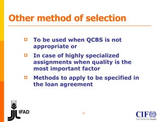 IFAD procurement guidelines | PPT