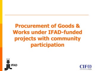 IFAD procurement guidelines | PPT