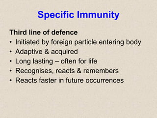 8 - Immunity: Defence Against Disease | PPT