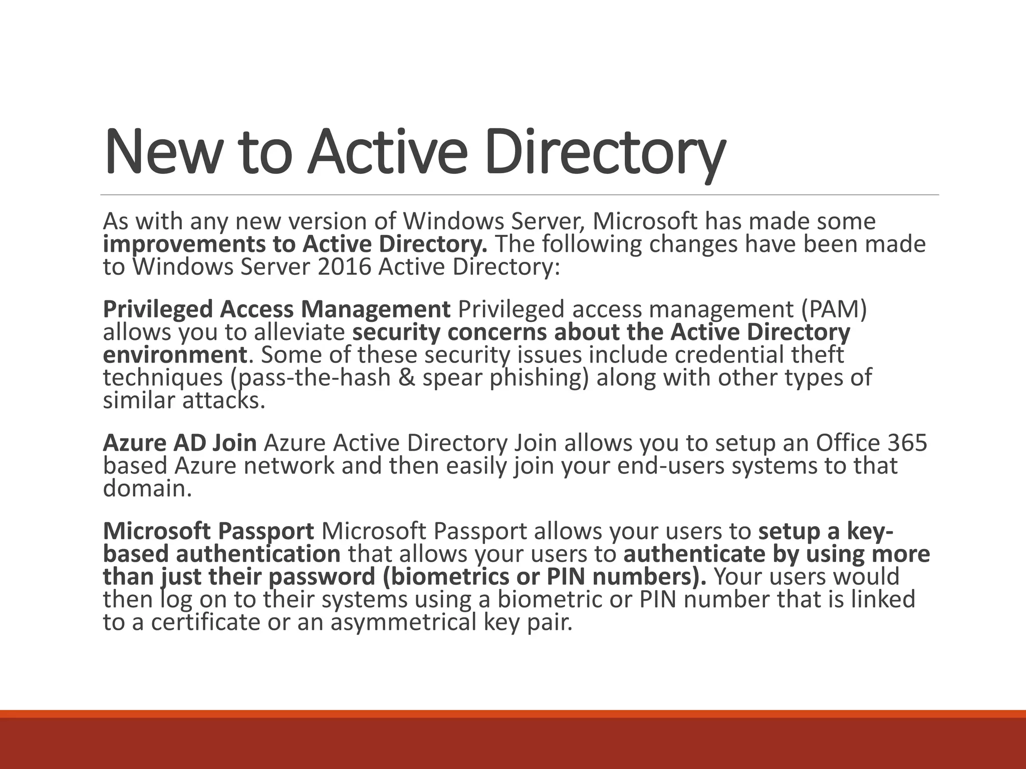 Active Directory | PPTX