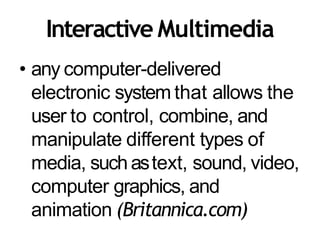 8 interactive-multimedia | PPT