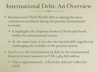 International Debt | PPT