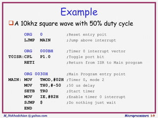 8 interrupt 8051 | PPT