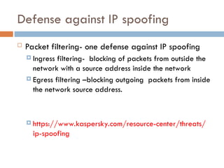 8 - IP Spoofing.ppt8 - IP Spoofing.ppt8 - IP Spoofing.ppt