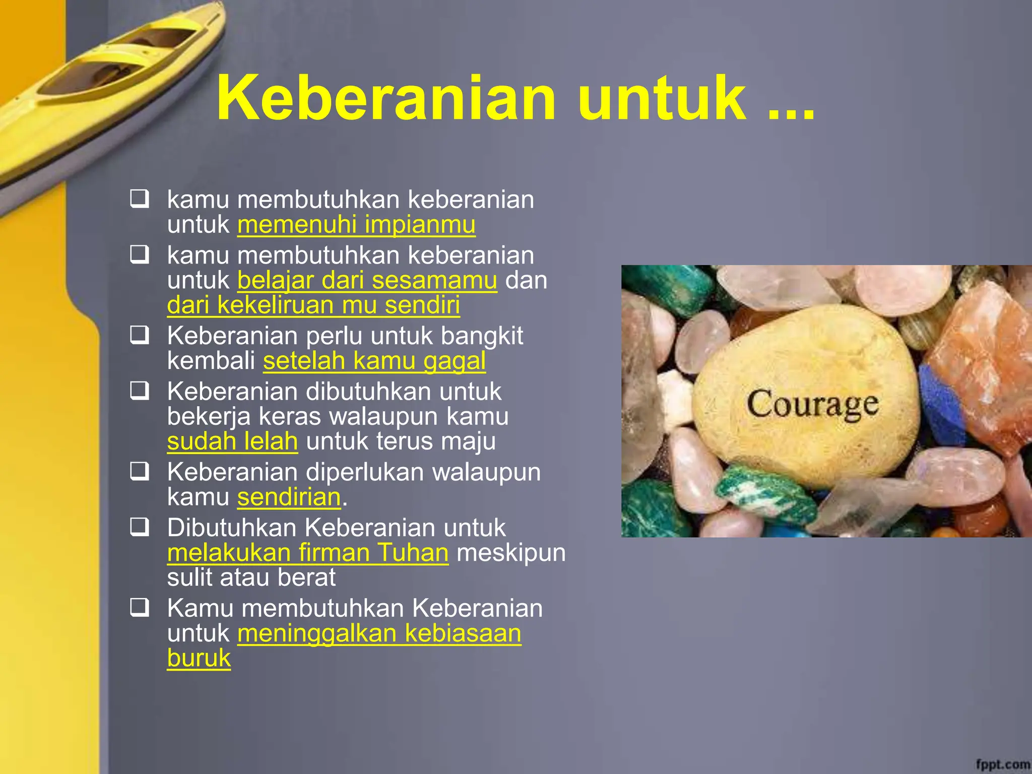 MATERI IBADAH Keberanian YOSUA DAN .pptx