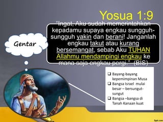 MATERI IBADAH Keberanian YOSUA DAN .pptx
