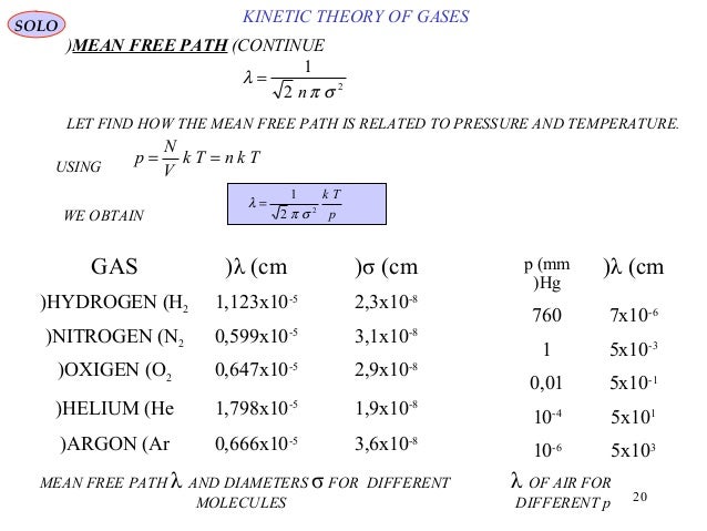 8 kinetic theory of gases | PPT