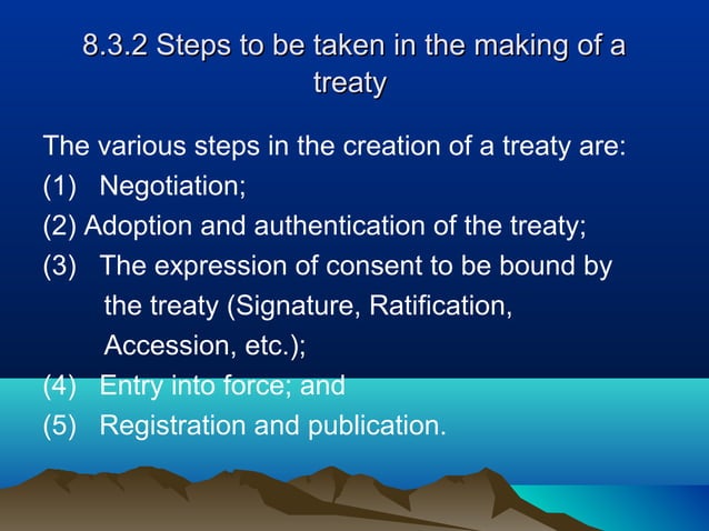 law of treaties | PPT
