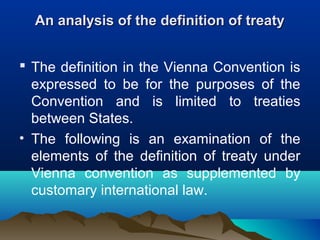 law of treaties | PPT