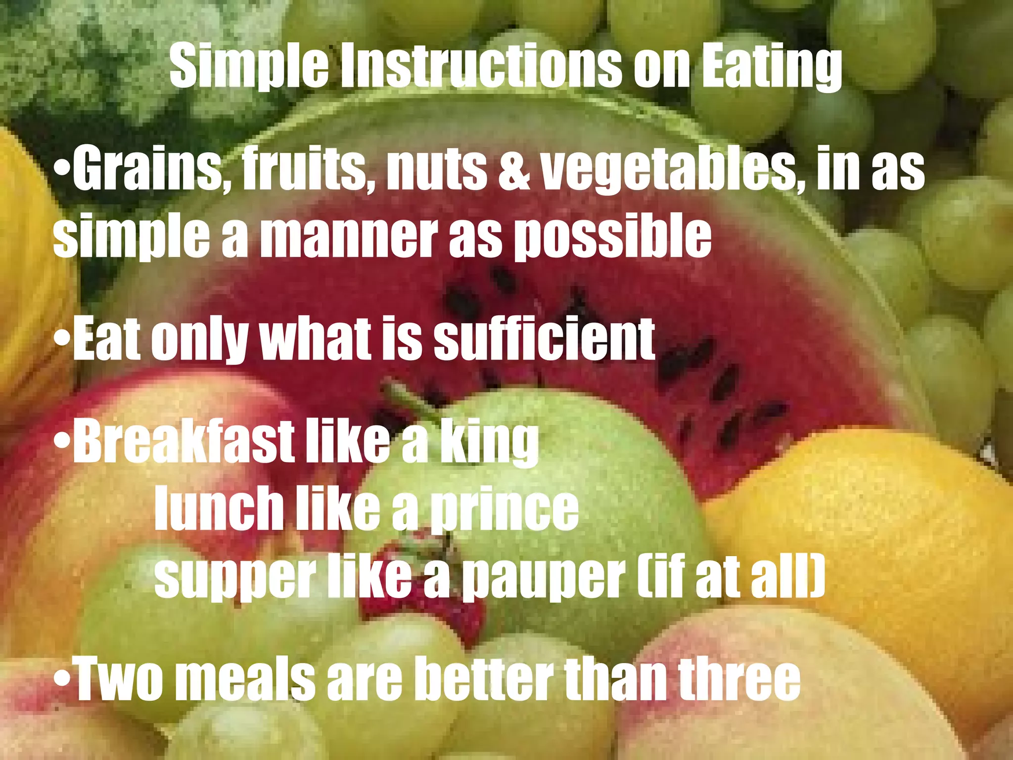 8 laws-of-health | PPT