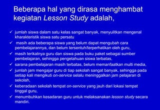 Lesson Study sebagai upaya peningkatan pembelajaran yang dilakukan guru ...
