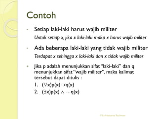 8 logika predikat | PPTX