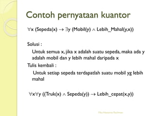 8 logika predikat | PPTX