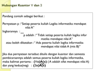 8 logika predikat | PPTX