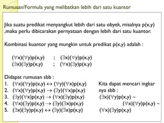 8 logika predikat | PPTX