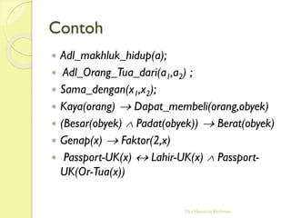 8 logika predikat | PPTX