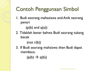 8 logika predikat | PPTX