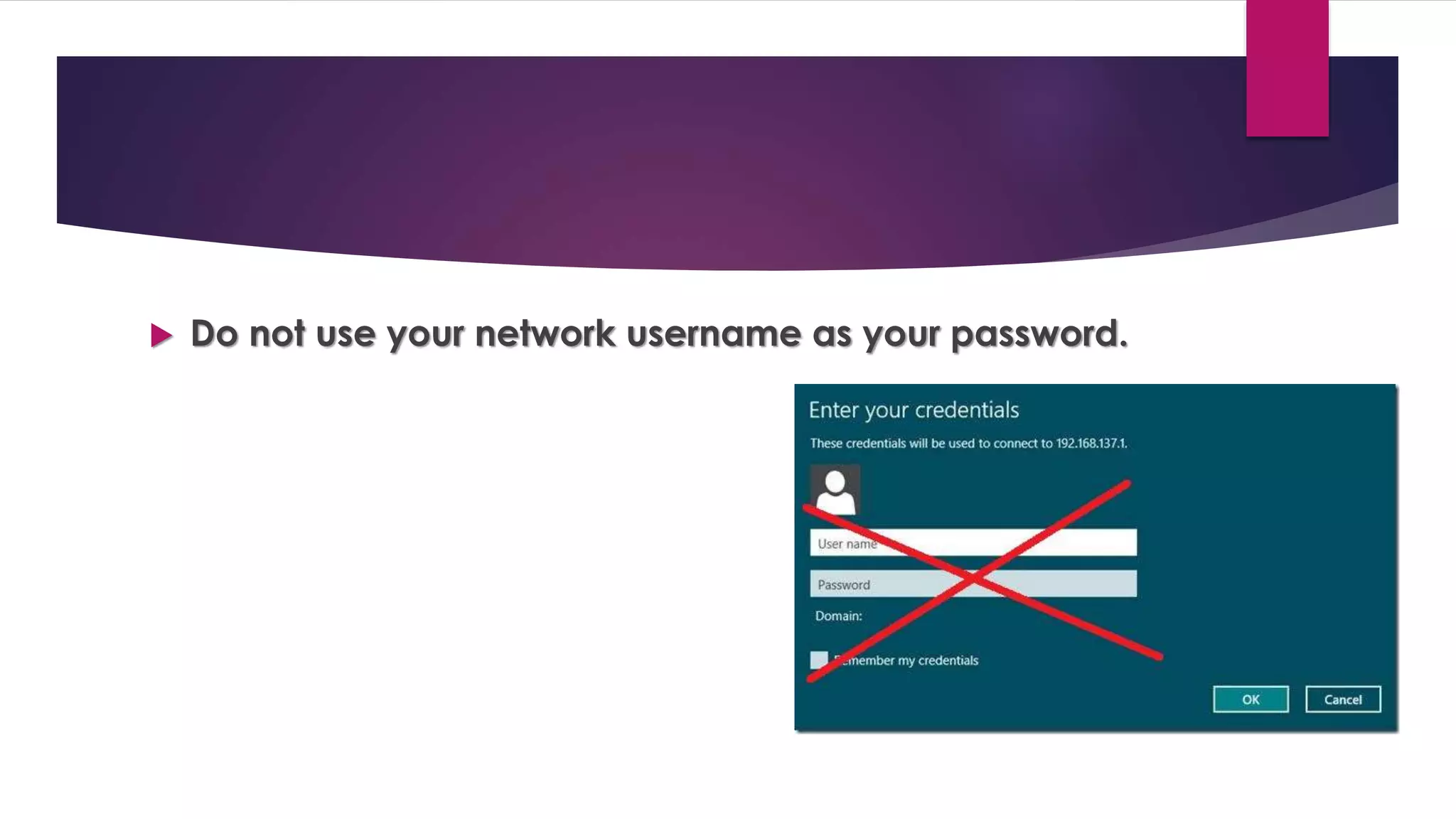8 login passwords | PPTX