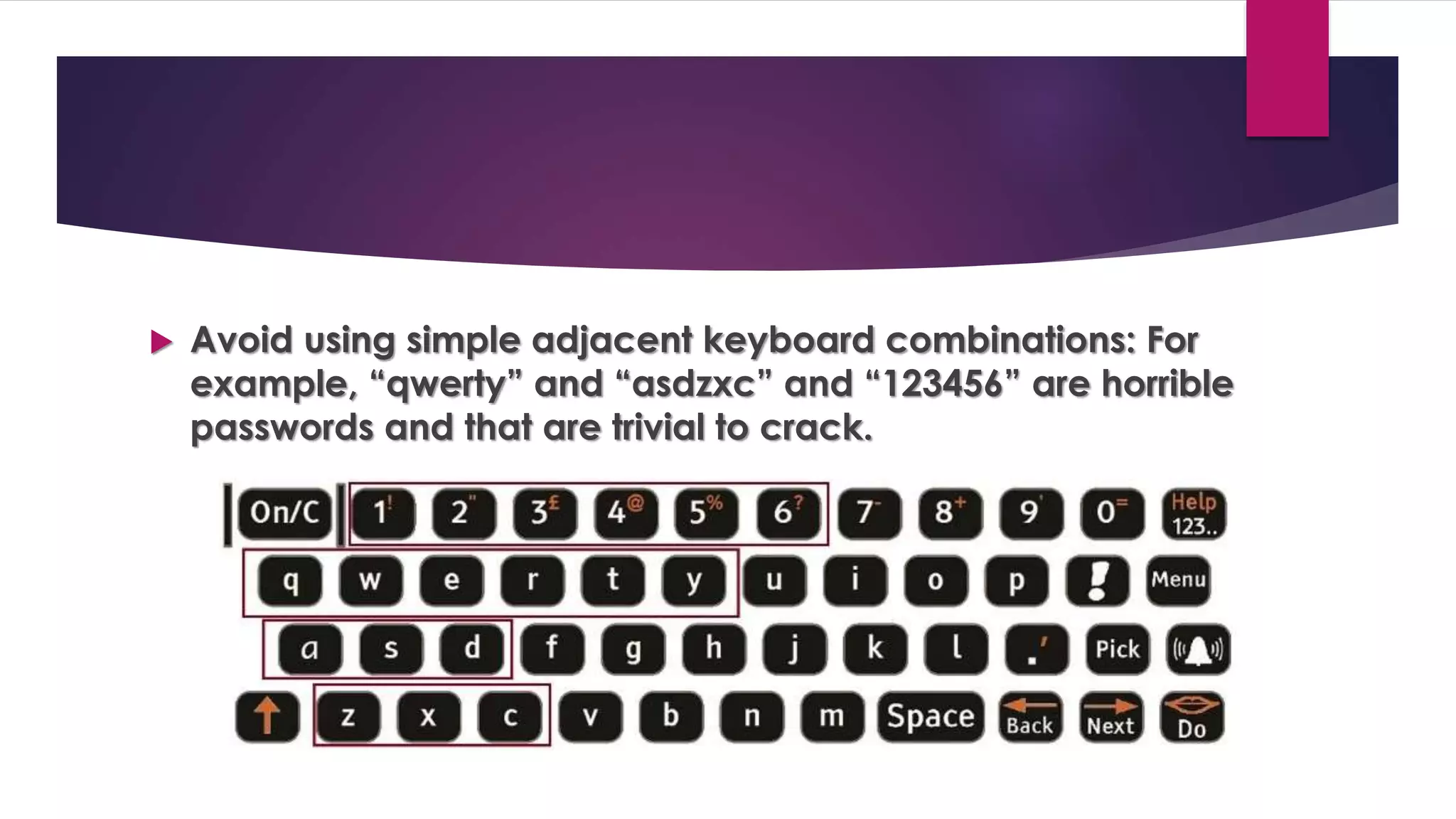 8 login passwords | PPTX