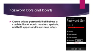 8 login passwords | PPTX