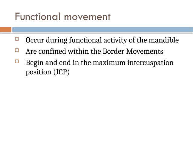 8-mandibular movement.power point presentation | PPT