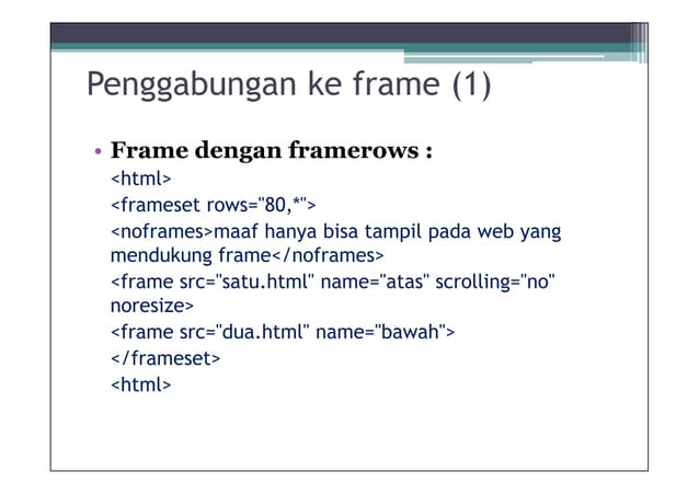 8.materi desain frame (ok) | PDF