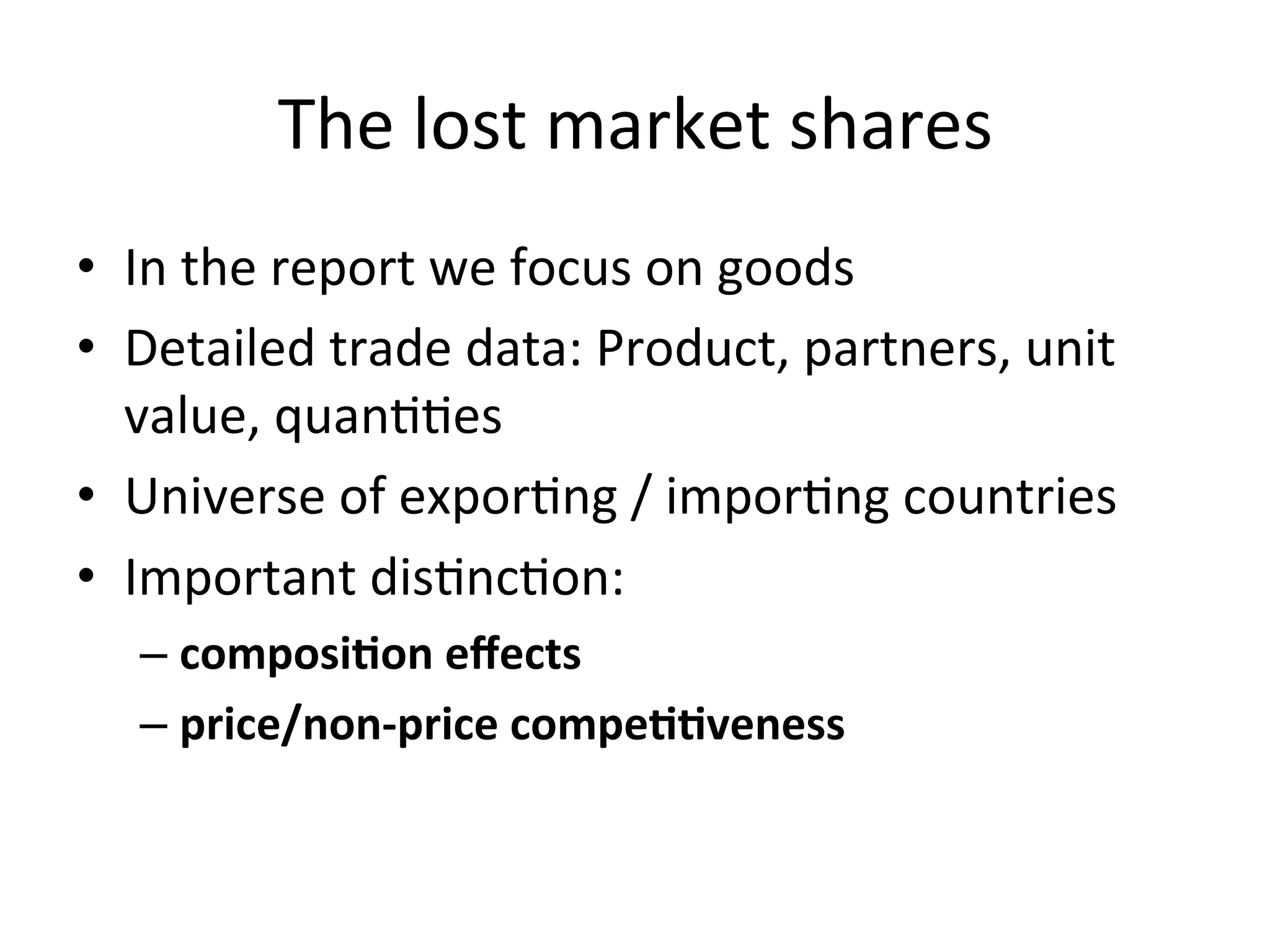French competitiveness conference: Thierry Mayer's slides | PPT